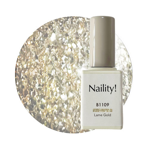 【楽天市場】Naility! B1109 ラメゴールド 【ジェルネイル カラージェル ネイリティー 高発色 セルフネイル】：ネルパラ