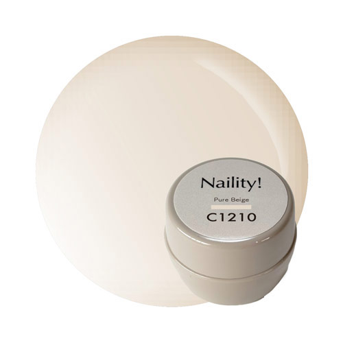 【楽天市場】Naility! C1210 ピュアベージュ 【ジェルネイル カラージェル ネイリティー 高発色 セルフネイル】：ネルパラ