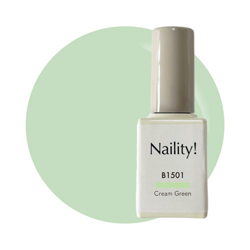 【楽天市場】Naility! B1501 クリームグリーン 【カラージェル ジェルネイル セルフネイル ネイルサロン ネイリティー】：ネルパラ