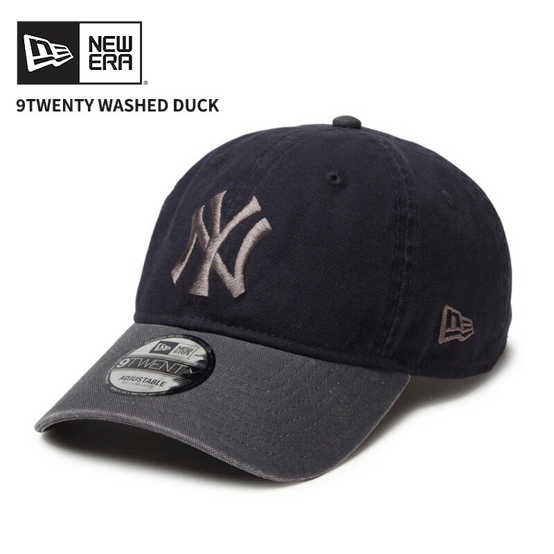 【楽天市場】ニューエラ メンズ キャップ ダックキャンバス NEW ERA 9TWENTY Washed Duck ニューヨーク・ヤンキース ...