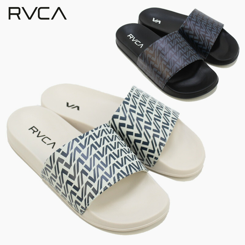 【楽天市場】ルーカ サンダル RVCA VA WAVE SHOWER SLIDE メンズ スライドサンダル シャワー bd041-975 ...