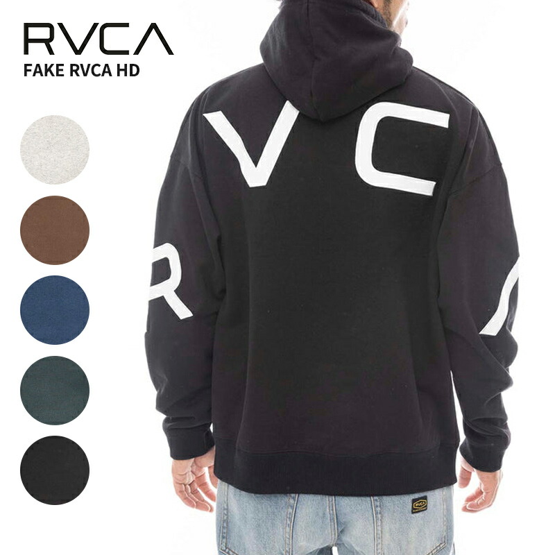 【楽天市場】ルーカ メンズ プリント パーカー フーディー RVCA FAKE RVCA HD プルオーバーパーカー スウェット BE042-005 男性 メンズ：Neo Globe