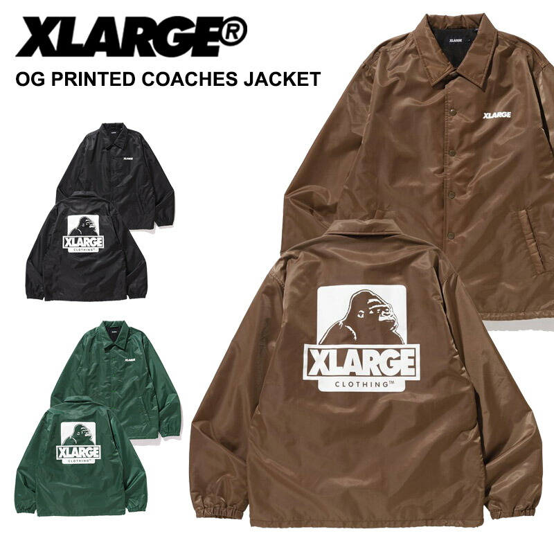 【楽天市場】エクストララージ メンズ ジャケット X-LARGE OG PRINTED COACHES JACKET コーチジャケット ...