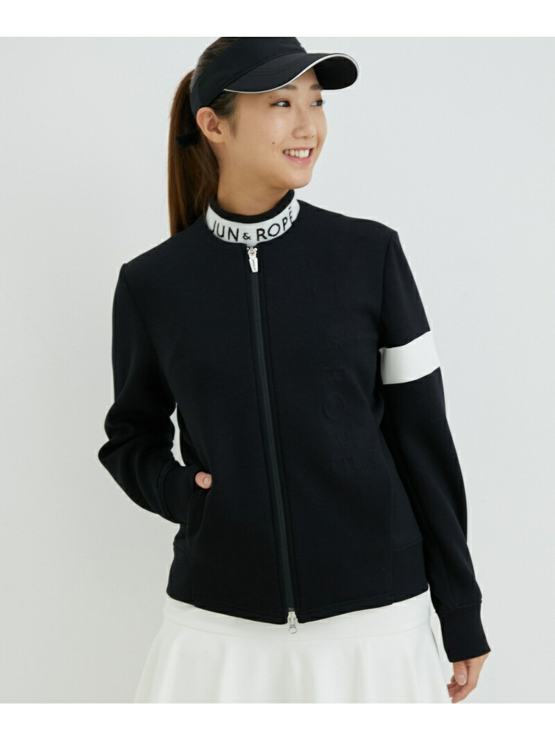 【楽天市場】【SALE／50%OFF】ダンボールニットロゴブルゾン JUN&ROPE' ジュンアンドロペ ジャケット・アウター ブルゾン ...