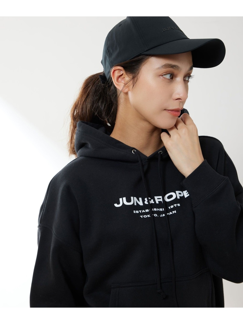 【楽天市場】【WEB限定】【ユニセックス】ロゴ入り裏起毛長袖フーディ JUN&ROPE' ジュンアンドロペ トップス スウェット・トレーナー ブラック ベージュ パープル【送料無料 ...