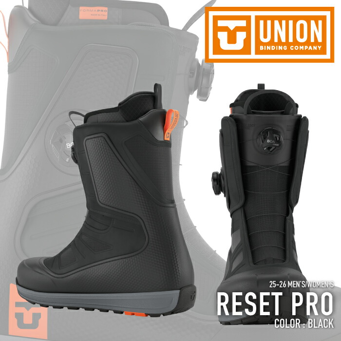 【楽天市場】レビューでクーポン★[日本正規品] スノーボード ブーツ ユニオン UNION RESET PRO Black リセット プロ ...