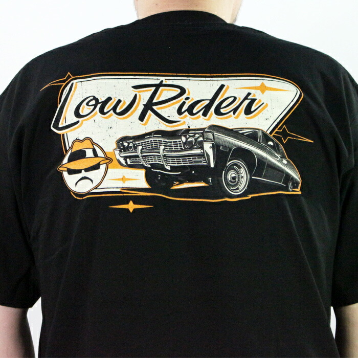 【楽天市場】ローライダー クロージング 半袖 Tシャツ LOWRIDER CLOTHING TEE MOTEL69 LRST137-BLK ...