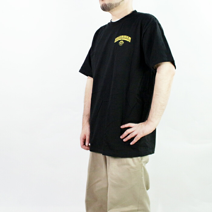 【楽天市場】ローライダー クロージング 半袖 Tシャツ LOWRIDER CLOTHING TEE COUPD LRST-BLK Black ...