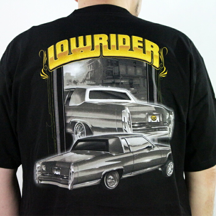 【楽天市場】ローライダー クロージング 半袖 Tシャツ LOWRIDER CLOTHING TEE COUPD LRST-BLK Black ...