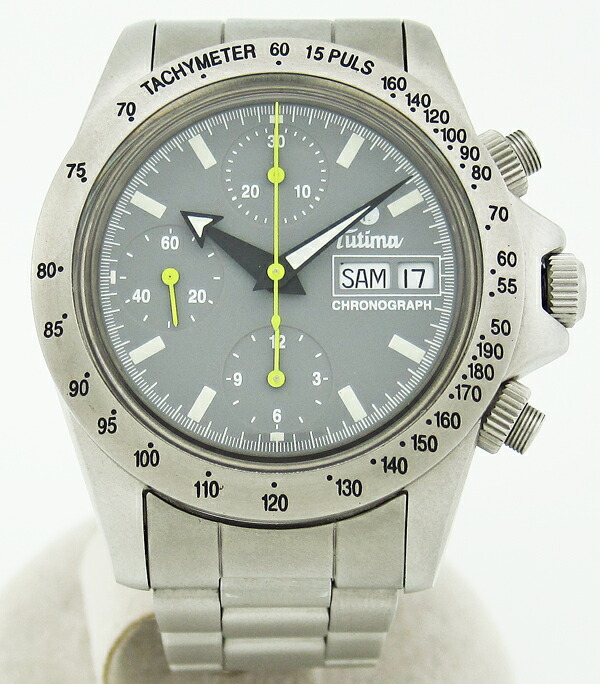 【楽天市場】 【中古】美品【TUTIMA チュチマ】 グラスヒュッテ クロノグラフ 767-02 自動巻腕時計：ネットオフ ブランド専門館