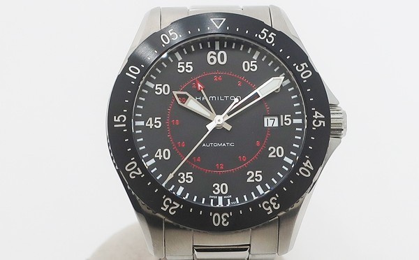 【楽天市場】☆【中古】 美品 【HAMILTON ハミルトン】 カーキ アビエーション パイロットGMT H76755135 自動巻腕時計 ...