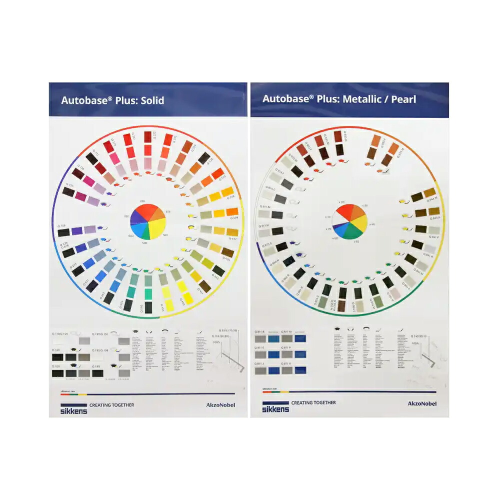 【楽天市場】アクゾノーベル 2002269 カラーカード オートベースプラス (ラミネート) 取寄：ネットペイント 楽天市場店