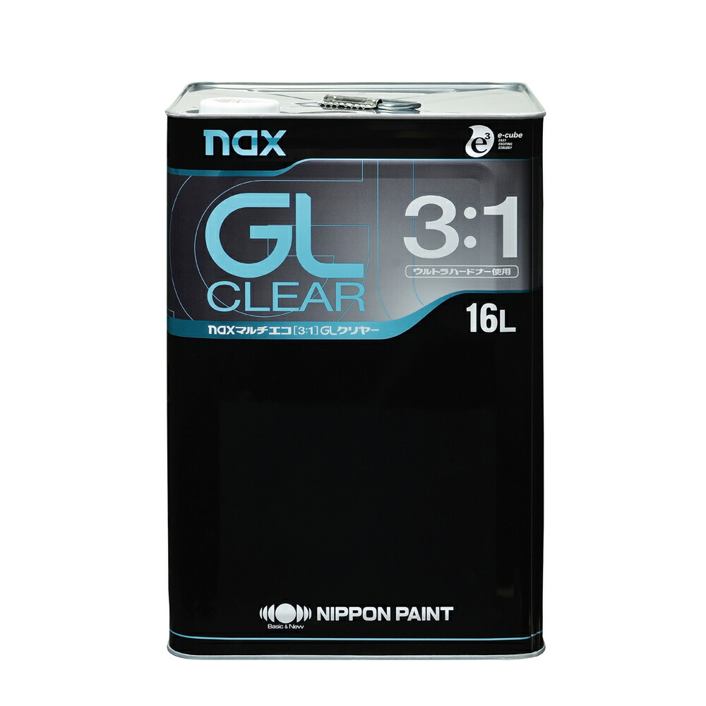 【楽天市場】日本ペイント 3013622 naxマルチエコ (3:1)GLクリヤー 16L×1缶 即日発送：ネットペイント 楽天市場店