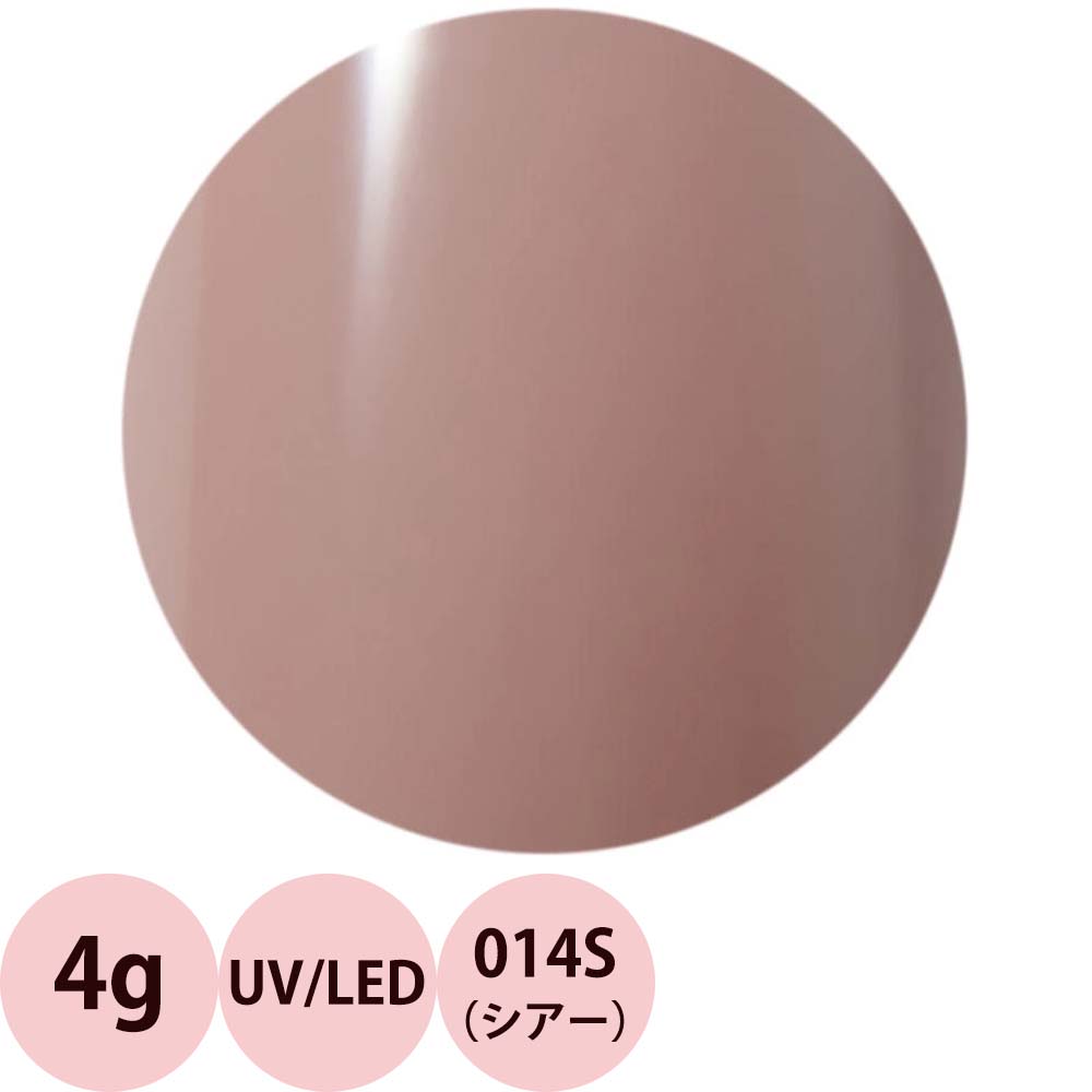 【楽天市場】Raygel レイジェル カラージェル 014S シアー ダークピンクブラウン 4g 定形外 対応：プロ用ヘア＆コスメShopネッツビー