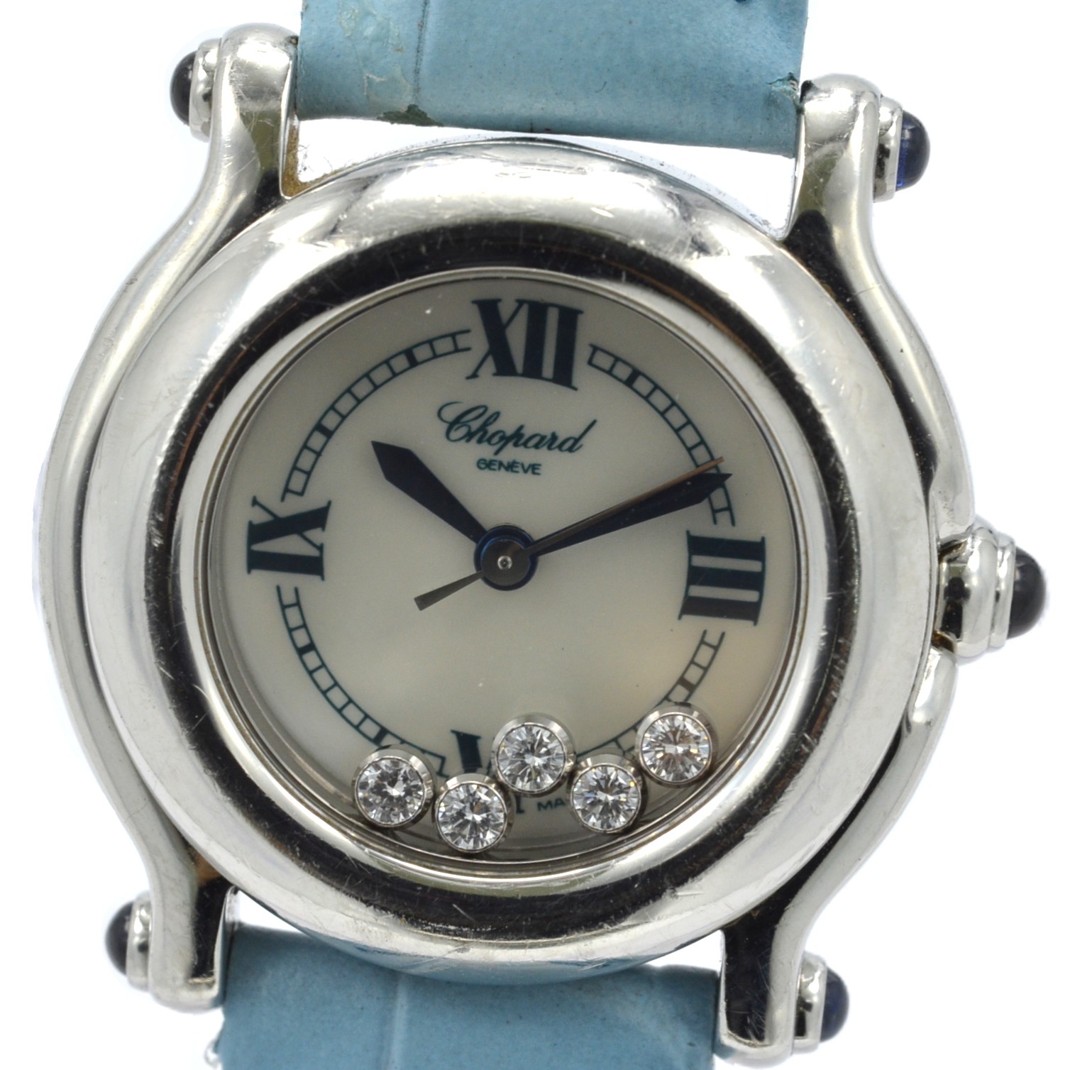 【楽天市場】CHOPARD ショパール ハッピースポーツ ムーンスター 27/8245-23 クォーツ レディース腕時計 シルバー文字盤 高級ブランド ウォッチ プレゼント ギフト 【中古 ...