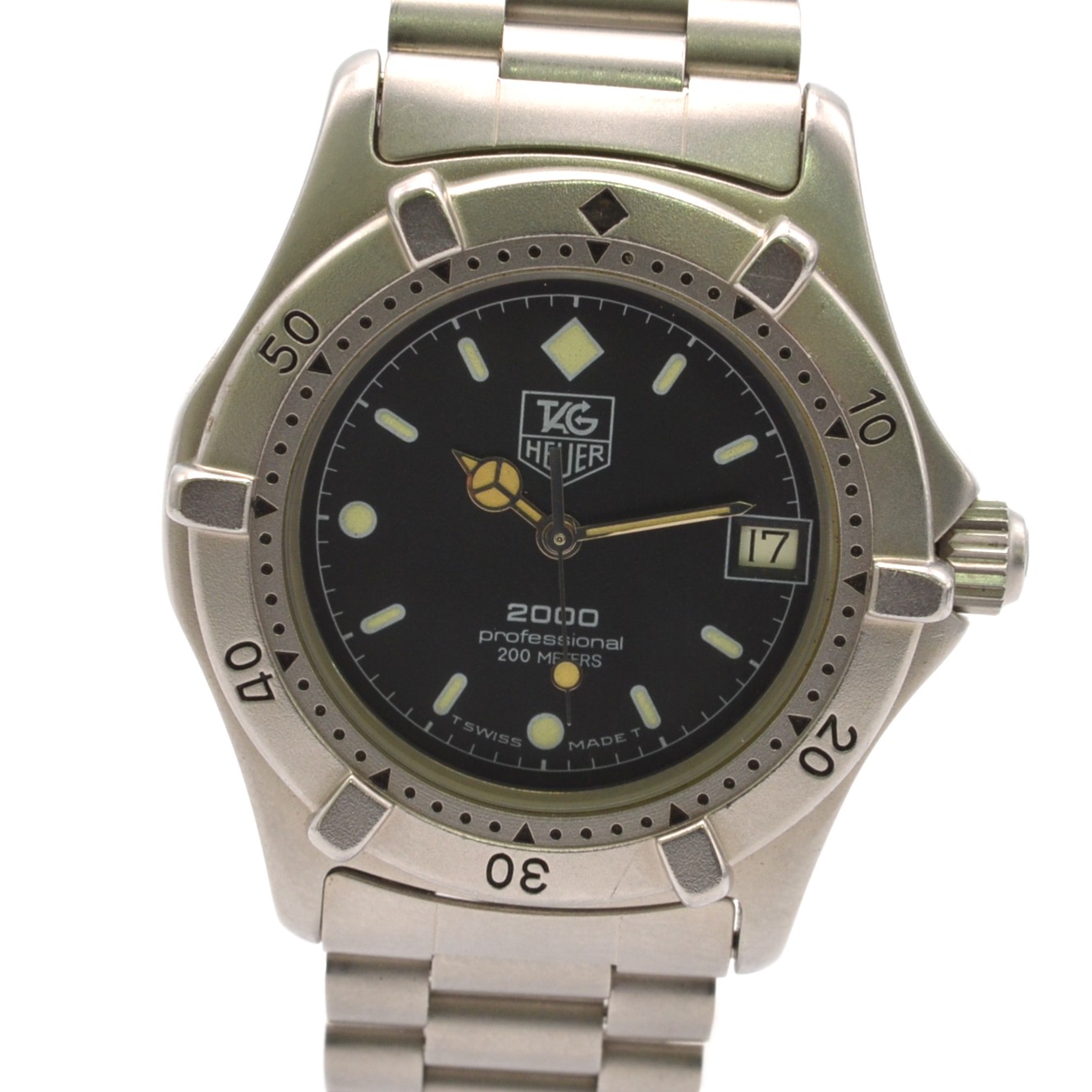 【楽天市場】TAG HEUER タグホイヤー 2000シリーズ 962.013 デイト表示 クォーツ メンズ腕時計 ステンレス 高級ブランドウォッチ 【中古】：Clockwise【クロックワイズ】