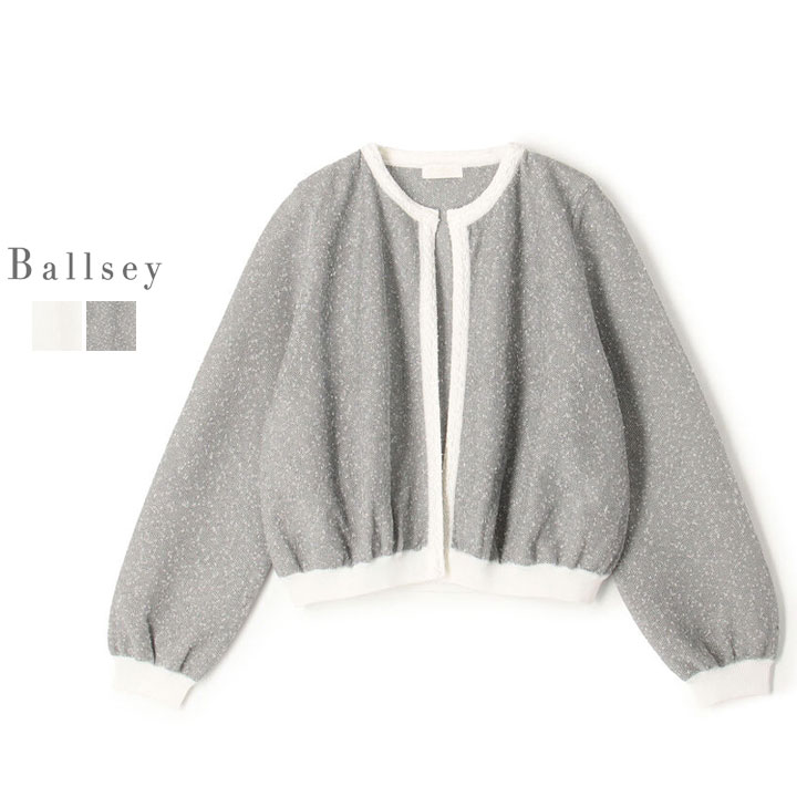 【楽天市場】【20％OFF！】Ballsey(ボールジィ) ダブルフェイスノット クルーネックカーディガン(11-02-52-02203)：news-webshop（ニューズ）