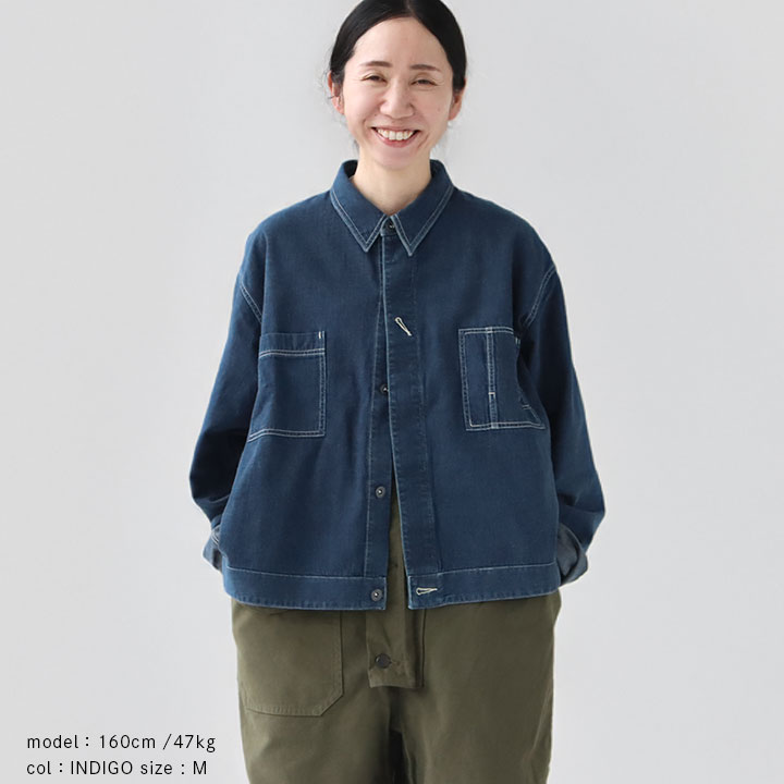 【楽天市場】chimala(チマラ) デニムショートワークシャツ(CS39-S13)：news-webshop（ニューズ）