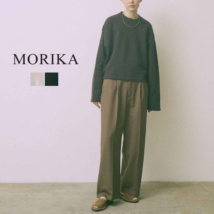 【楽天市場】【2025年9月頃入荷予定】MORIKA(モリカ) リバーススウェット(MR-CT5314)：news-webshop（ニューズ）