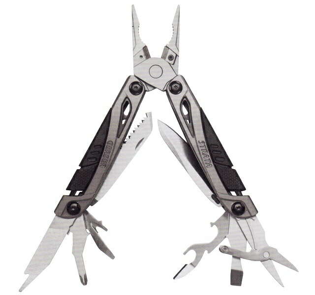 【楽天市場】【ギフト対応可】【GERBER】 ガーバー STRATA/ストレータ 選べる無料ラッピング マルチツール 多機能 コンパクト 工具 ...