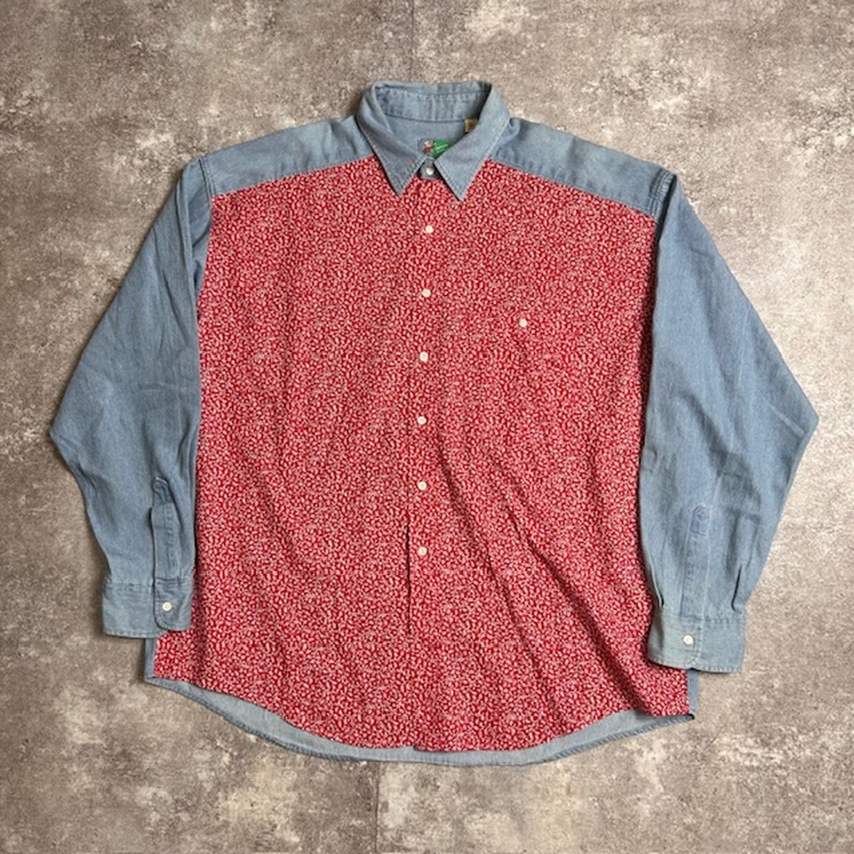 【楽天市場】90’s USA製 Johnny Cotton シャツ 切り替え ジョニーコットン 米国製 ヴィンテージ vintage 貝塚店 ...