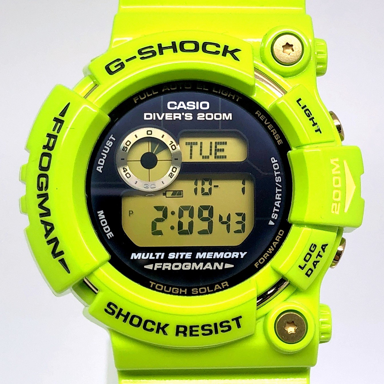 【楽天市場】G-SHOCK ジーショック CASIO カシオ 腕時計 GW-200F-3 FROGMAN EARTHWATCH フロッグマン ...