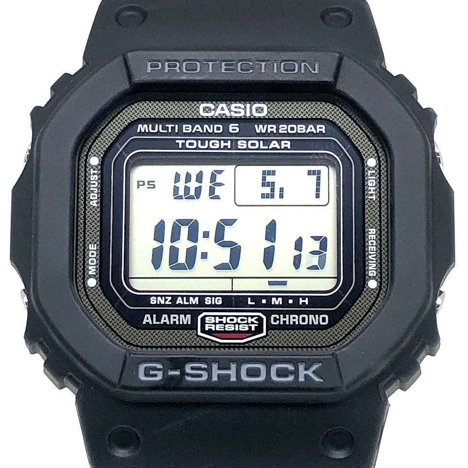 【楽天市場】G-SHOCK ジーショック CASIO カシオ 腕時計 GW-5000U-1 電波ソーラー メタルケース スクリューバック ...