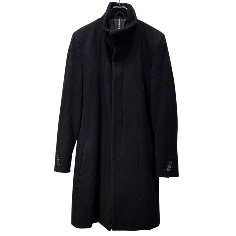 【楽天市場】RIP VAN WINKLE 19AW CHESTER COAT ウールモッサフライフロントハイネックチェスターコート 比翼 ...