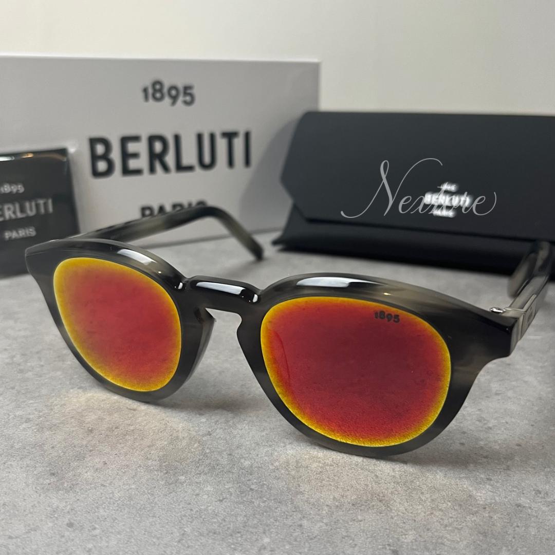 【楽天市場】【並行輸入品】【正規品・新品】BERLUTI ベルルッティ BL40001U BL 40001 U 64U フルリム ウェリントン ボストン イタリア製 サングラス メガネ 眼鏡 ...