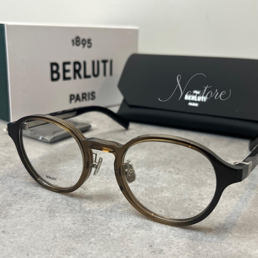 【楽天市場】【並行輸入品】【正規品・新品】BERLUTI ベルルッティ BL50001U BL 50001 U 047 フルリム ウェリントン ボストン イタリア製 サングラス メガネ 眼鏡 ...