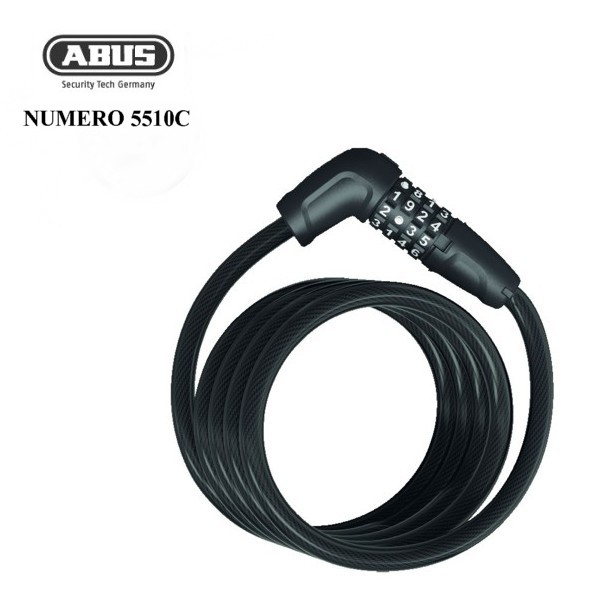 【楽天市場】【エントリーでP10倍】ABUS(アブス) NUMERO 5510C ケーブルロック ダイヤル式：NEXT−R