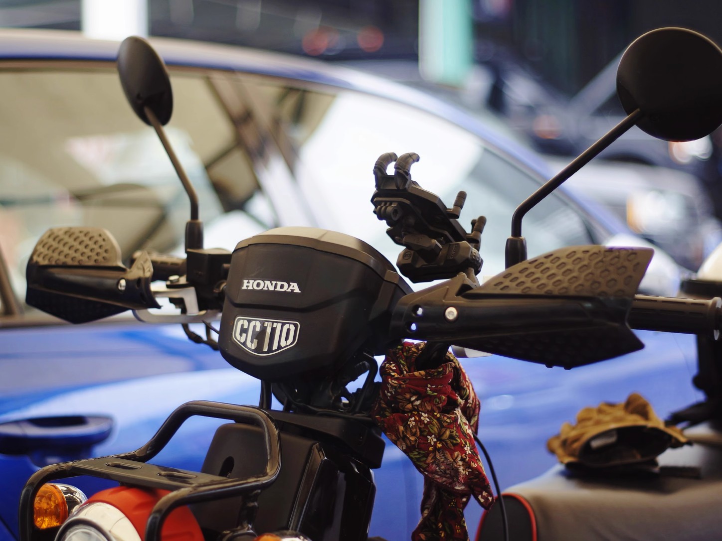 【楽天市場】ホンダ クロスカブ ハンターカブ CC50 CC110 スーパーカブ ハンドルカバー バイクハンドル ハンドル保護 防寒 防風 雨 ...