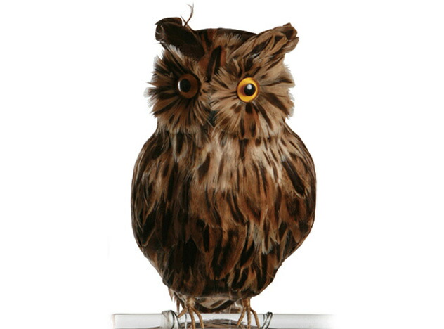【楽天市場】Owl Brown 【L】 フクロウ ブラウン PUEBCO Artificial Birdsプエブコ アーティフィシャルバード ...