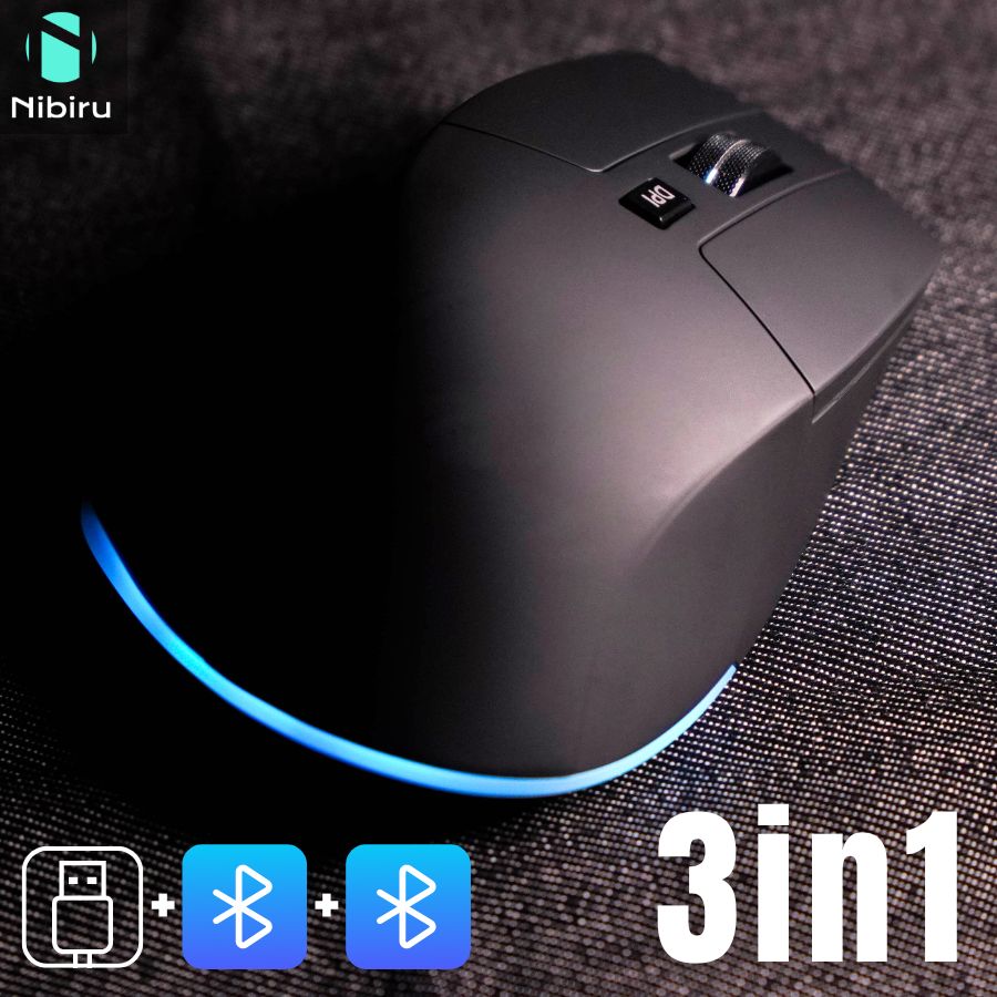 【楽天市場】【3台接続】ワイヤレスマウス Bluetooth 光る RGB ライト 2.4G DPI カウント 無線マウス おしゃれ 仕事 ...