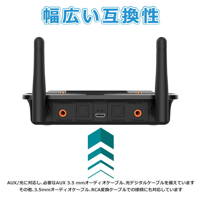 【楽天市場】B03Pro 1Mii Bluetooth トランスミッター/レシーバー（送信機/受信機） DAC 2台同時送信 aptx ll ...