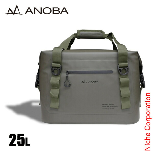 【楽天市場】ANOBA ( アノバ ) ブリザードソフトクーラー 25L オリーブ AN042 ソフトクーラーボックス キャンプ クーラーバッグ 保冷 防水 注目商品：ニッチ・エクスプレス