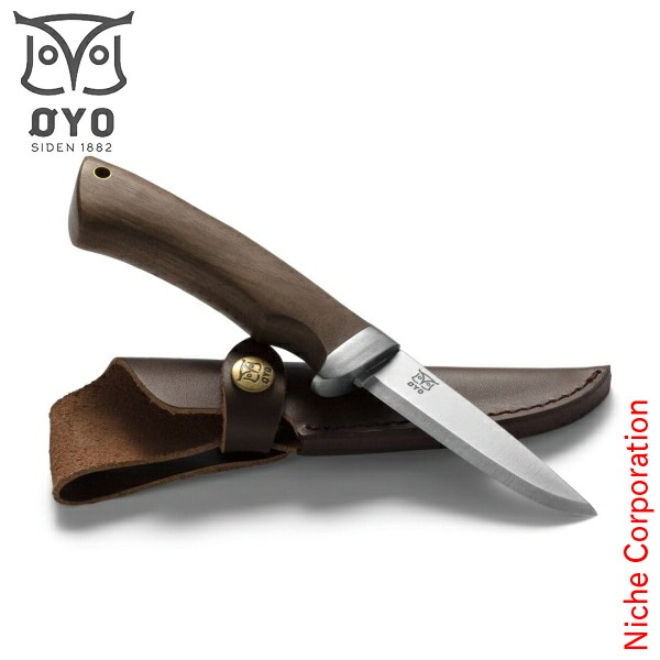 【楽天市場】OYO（オヨ） ドブレナイフ OY315 アウトドア キャンプ ブッシュクラフト 焚き火 ステンレス 革 ケース付き：ニッチ・エクスプレス