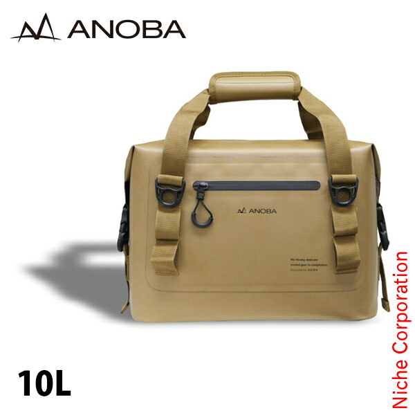 【楽天市場】ANOBA ( アノバ ) ブリザードソフトクーラー 10L コヨーテ AN039 ソフトクーラーボックス キャンプ クーラーバッグ 保冷 防水 売り尽くし 在庫処分：ニッチ・エクスプレス