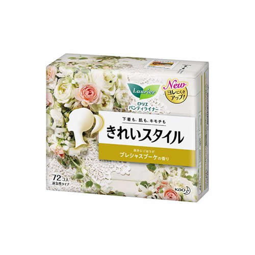 【楽天市場】【B商品】【購入条件付き】 花王 ロリエ パンティライナー きれいスタイル プレシャスブーケの香り 72コ入 ※購入条件を必ずご ...