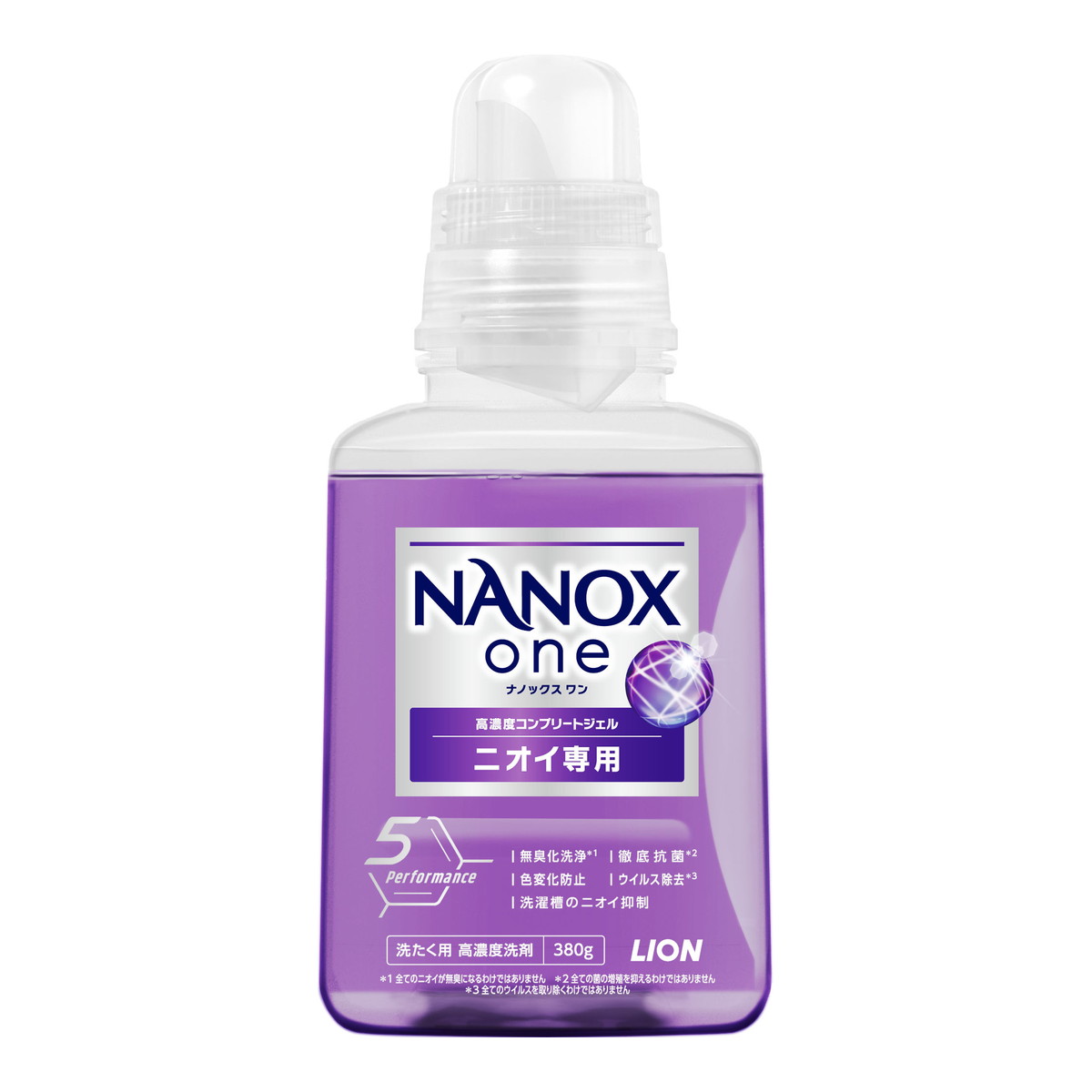 【楽天市場】【B商品】【購入条件付き】 ライオン NANOX one ニオイ専用 本体 380g ※購入条件を必ずご確認ください：NicoBase