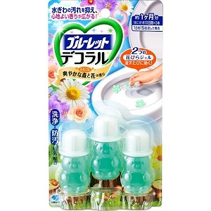 【楽天市場】【B商品】【購入条件付き】 小林製薬 ブルーレット デコラル トイレ便器の内側 花びらジェル 爽やかな森と花の香り 約30日分 ...