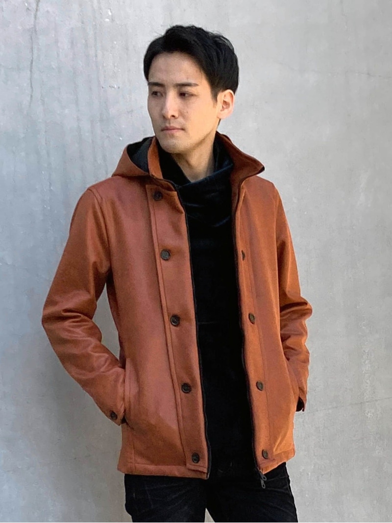 【楽天市場】【SALE／30%OFF】ムラプリントスウェード調ナポレオンブルゾン HIDEAWAYS NICOLE ニコル ジャケット ...