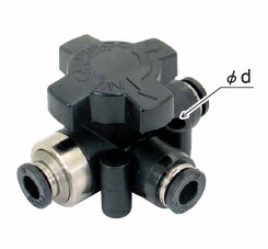 【楽天市場】チューブ継手 PISCO HBV8-8 新潟精機 【日本製】：新潟精機