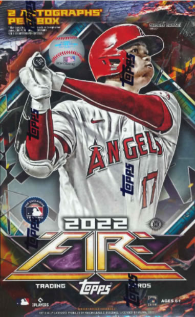 【楽天市場】MLB 2022 TOPPS FIRE BASEBALL BOX（送料無料）：トレカショップ二木
