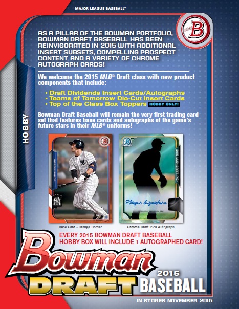 【楽天市場】MLB 2015 BOWMAN DRAFT BASEBALL HOBBY：トレカショップ二木