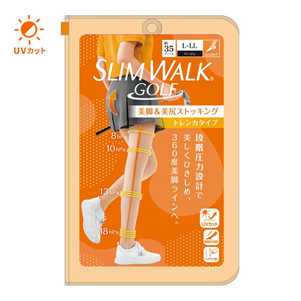 【楽天市場】その他ブランド SLIMWALK GOLF 美脚＆美尻ストッキング トレンカタイプ L-LL SWG008 レディースゴルフウェア ...