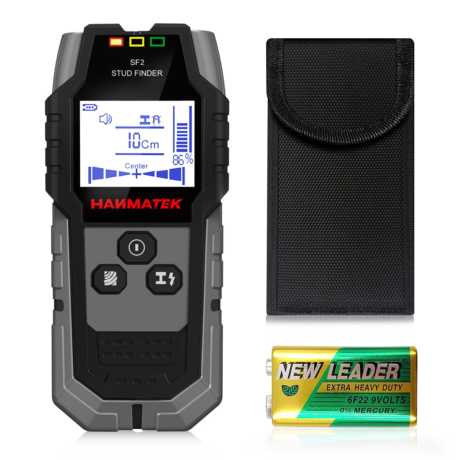 【楽天市場】HANMAEK 下地探し 下地センサー 下地チェッカー 壁うらセンサー 深度距離表示 五合一アップグレード木材精密モード両頭ボルト ...