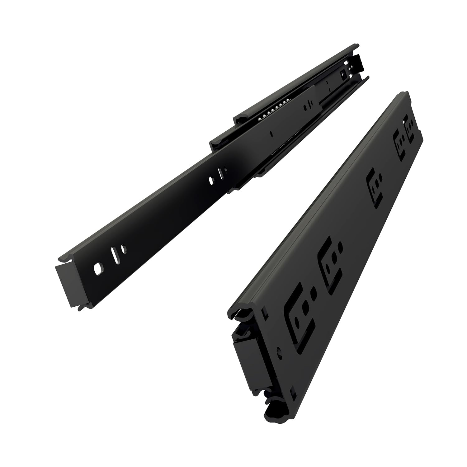 【楽天市場】スライドレール 50mm 3段引 VA145 diy 引き出しスライドレール 左右1セット：nikkori store