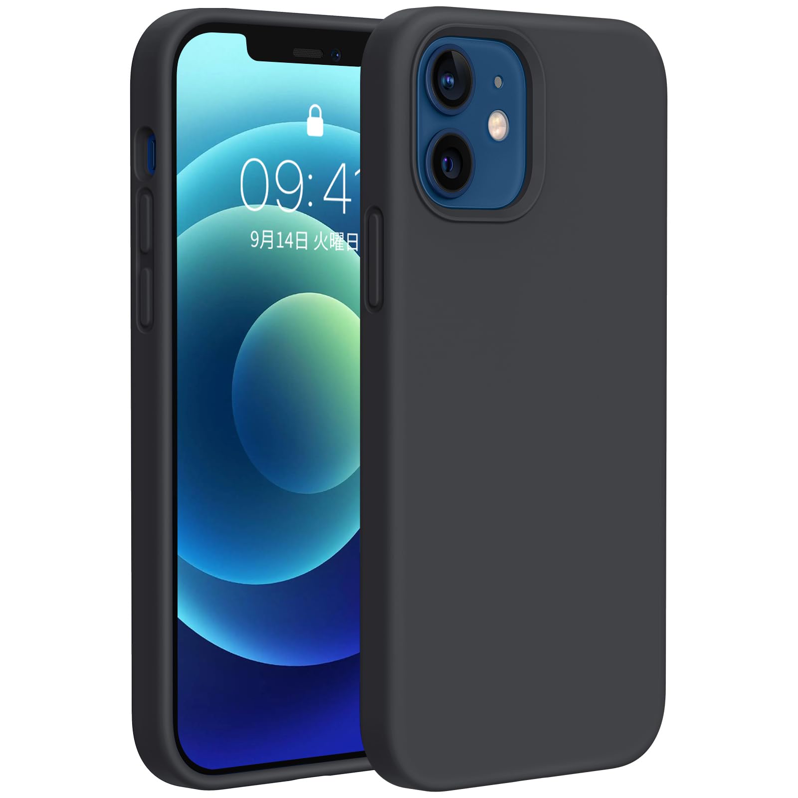 【楽天市場】iPhone 1/iPhone 1 Pro用シリコンケース 強化フィルム付き シルクな手触り 6.1インチ スマホケース ...