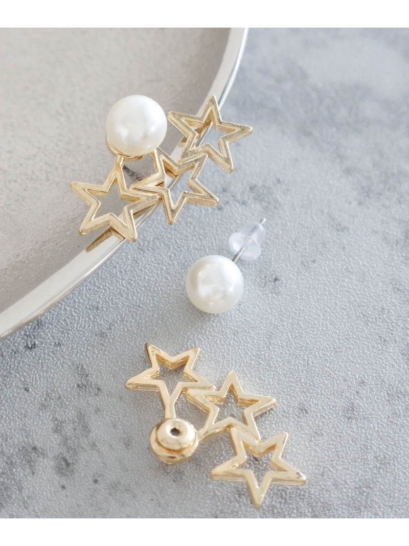 【楽天市場】【SALE／50%OFF】3スターピアス niko and ... ニコアンド アクセサリー・腕時計 ピアス イエロー グレー【RBA_E】[Rakuten Fashion ...